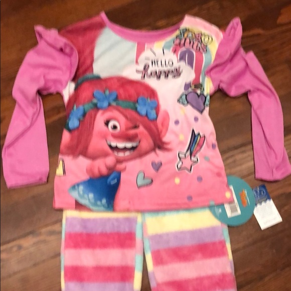 Dreamworks | Pajamas | Nwt Trolls Pink Pajamas | Poshmark